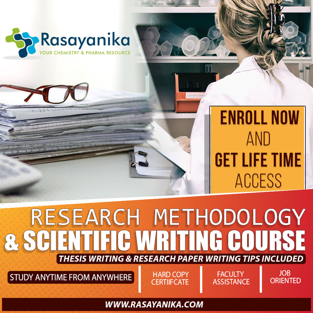 Research methodology & Scientific Writing Course — Rasayanika