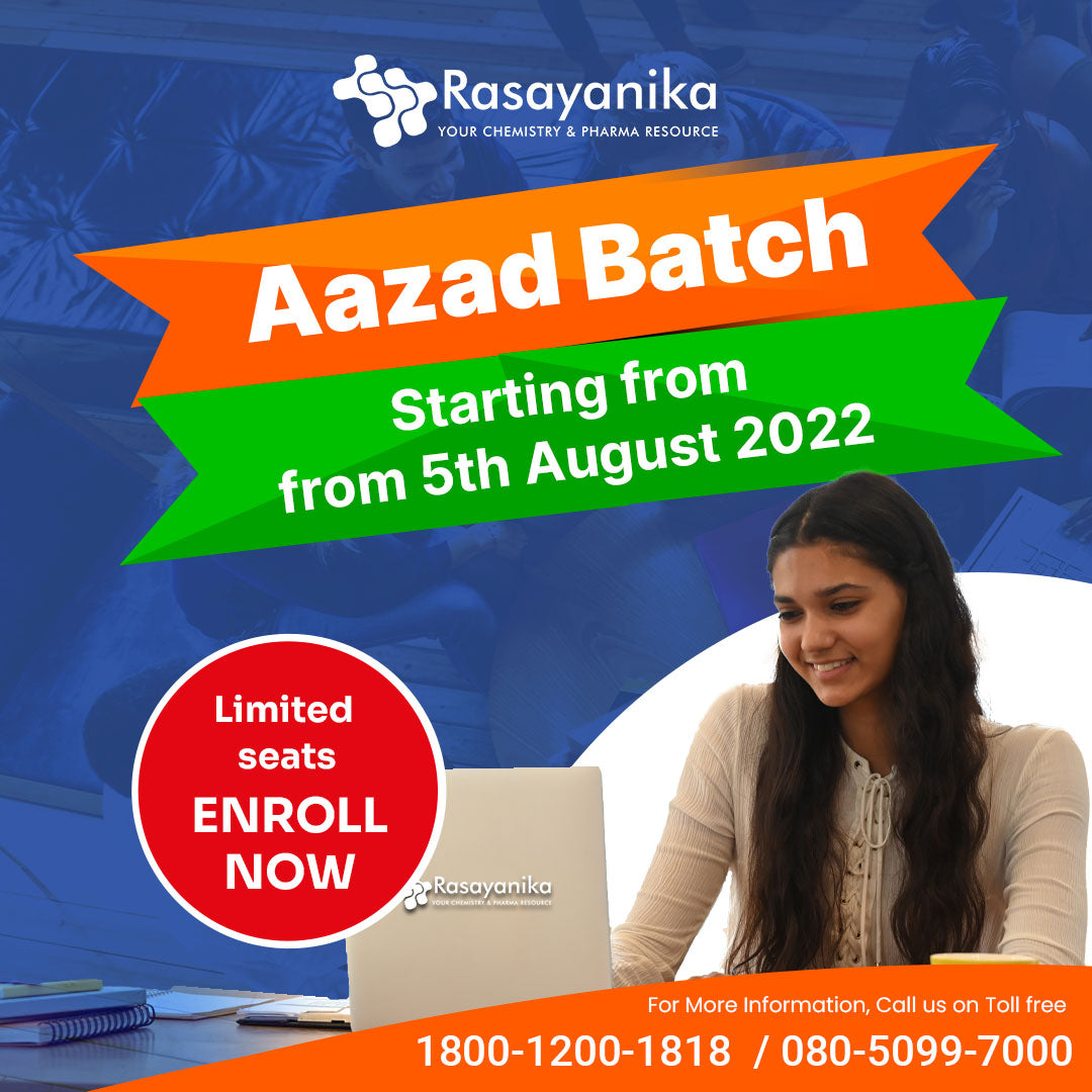 Aazad Batch 2022 For CSIR NET Chemical Science (12 months) — Rasayanika